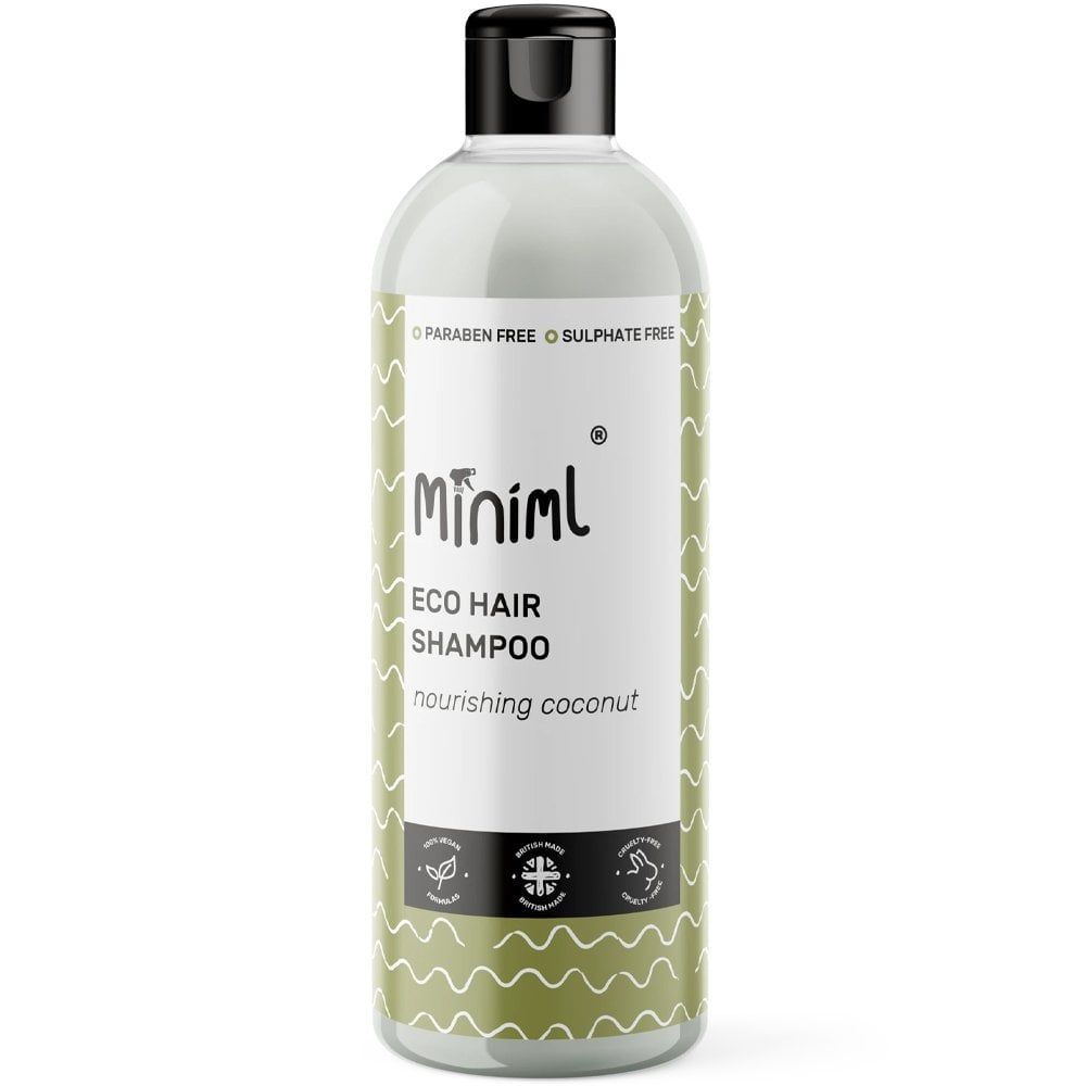 Miniml Eco-Friendly Hair Shampoo Nourishing Coconut 500ml Flip Lid ...