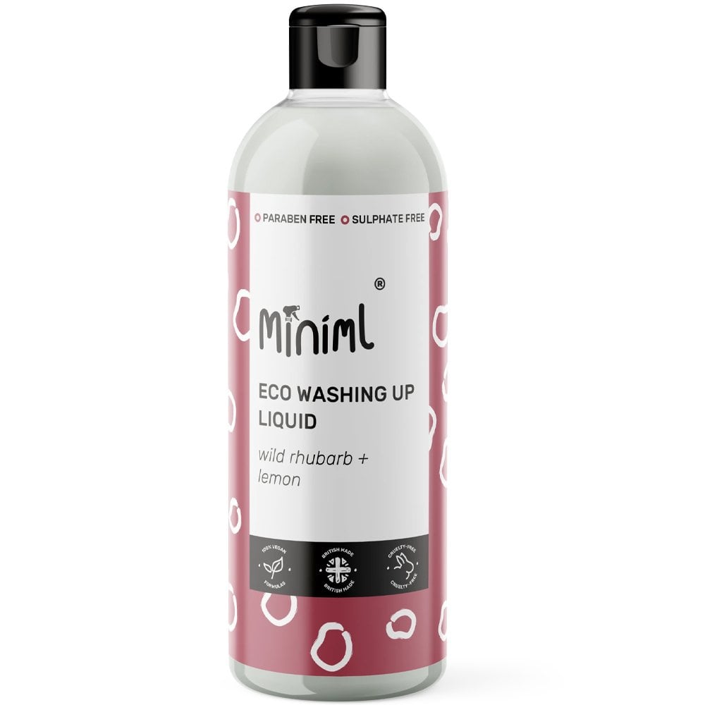 Miniml Washing Up Liquid Wild Rhubarb & Lemon Flip Lid 500ml – Justmylook