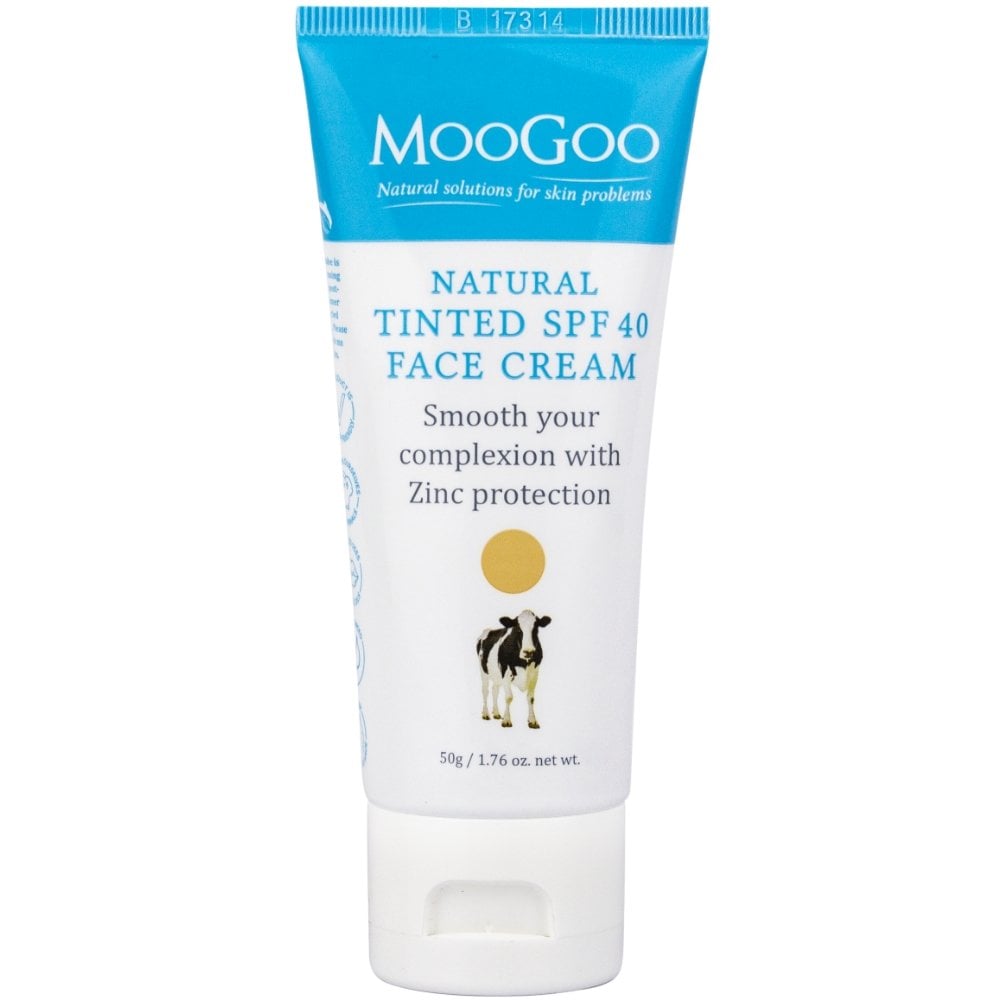 MooGoo Natural Tinted Face Cream SPF40 50g – Justmylook
