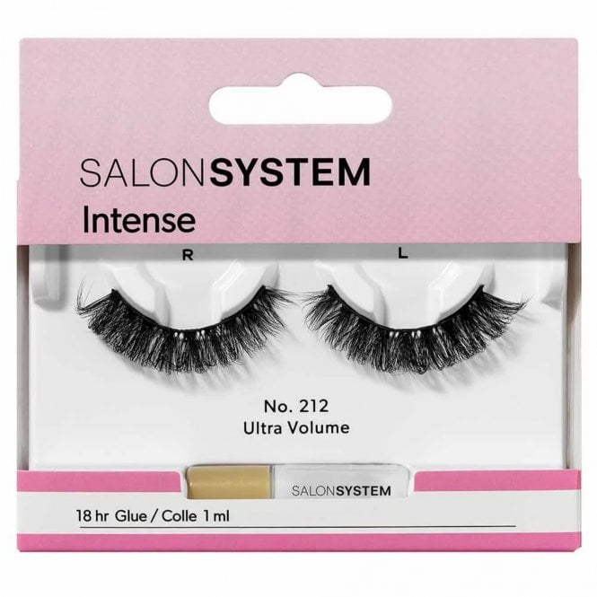 Salon System Naturalash Intense Ultra Volume Strip Lashes Black 212 ...