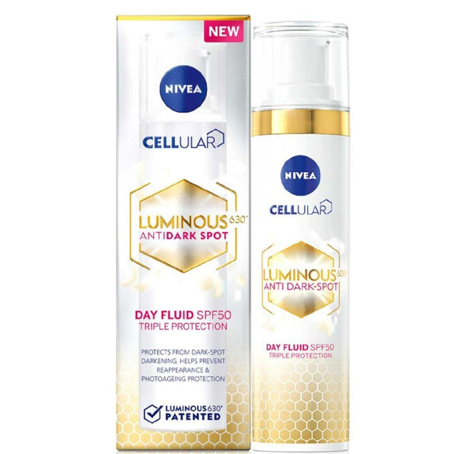 Nivea Cellular Luminous 630 Anti Dark-Spot Day Fluid SPF50 40ml ...