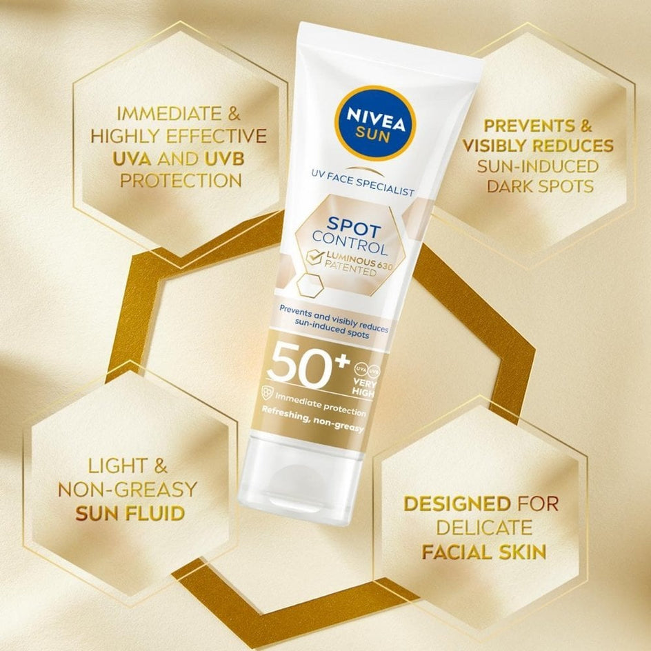 Nivea Sun UV Face Specialist Dark Spot Control Sunscreen SPF50+ 40ml – Justmylook