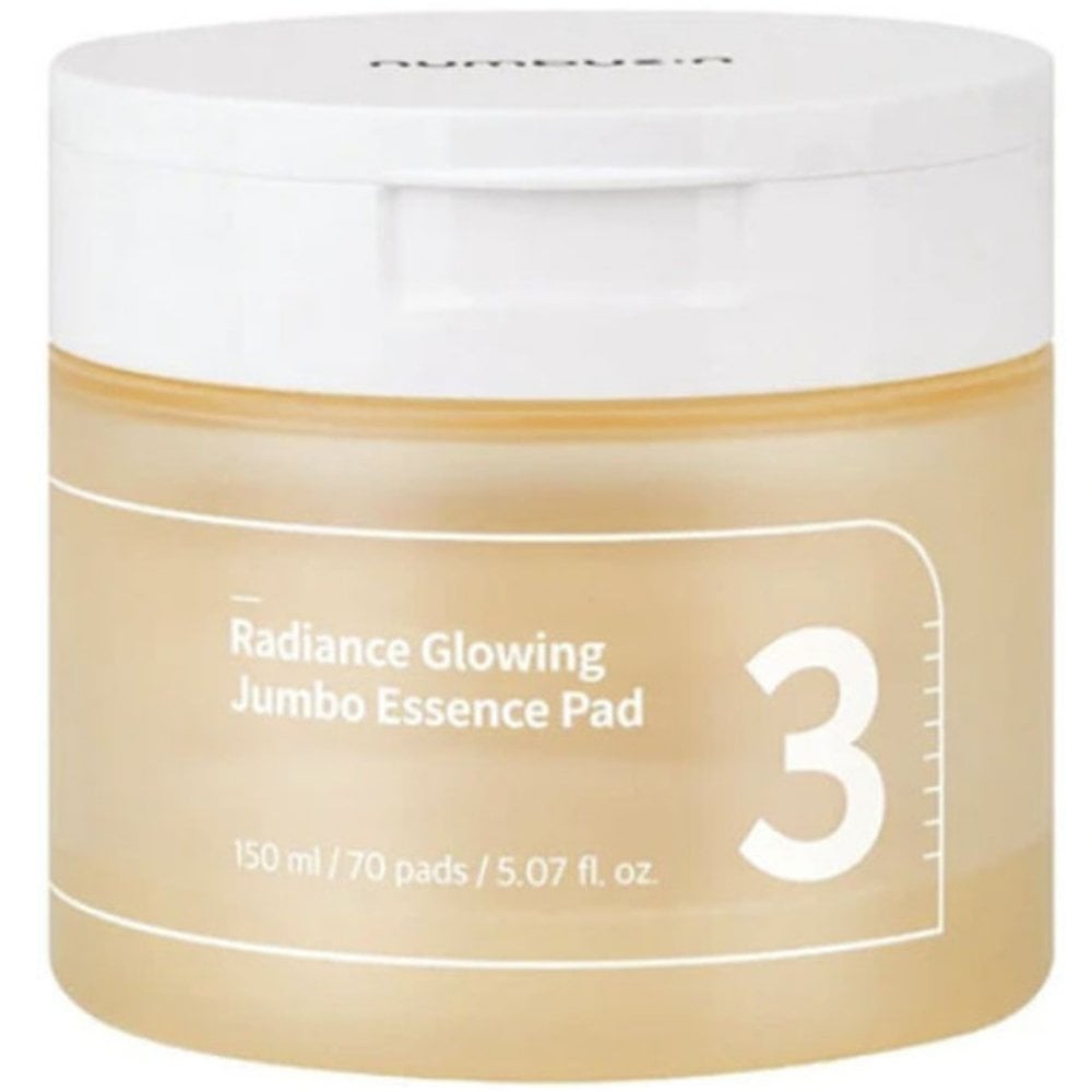 Numbuzin No. 3 Radiance Glowing Jumbo Essence Pad x70 – Justmylook