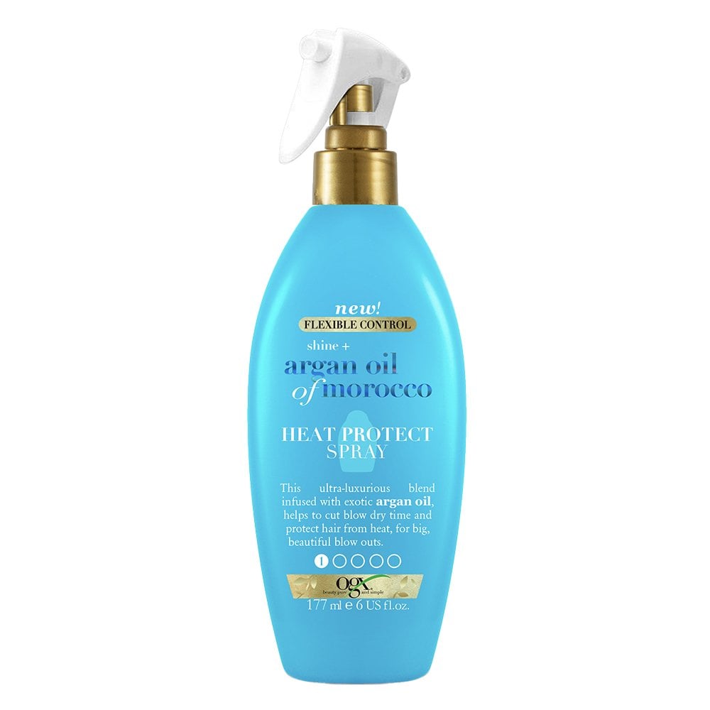 OGX Shine+ Argan Oil Of Morocco Heat Protect Spray 177ml – Justmylook