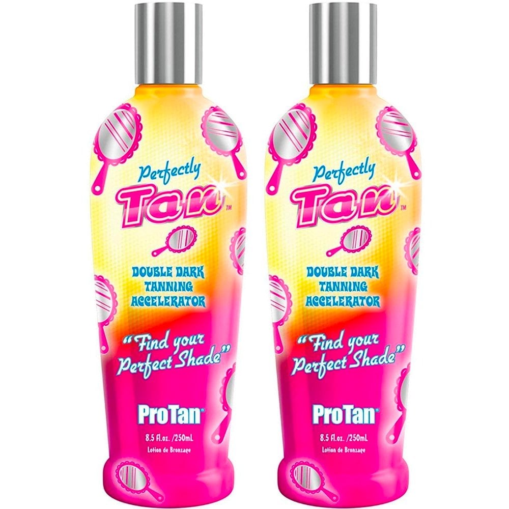 ProTan Perfectly Tan Double Dark Tanning Accelerator Duo 2 x 250ml ...