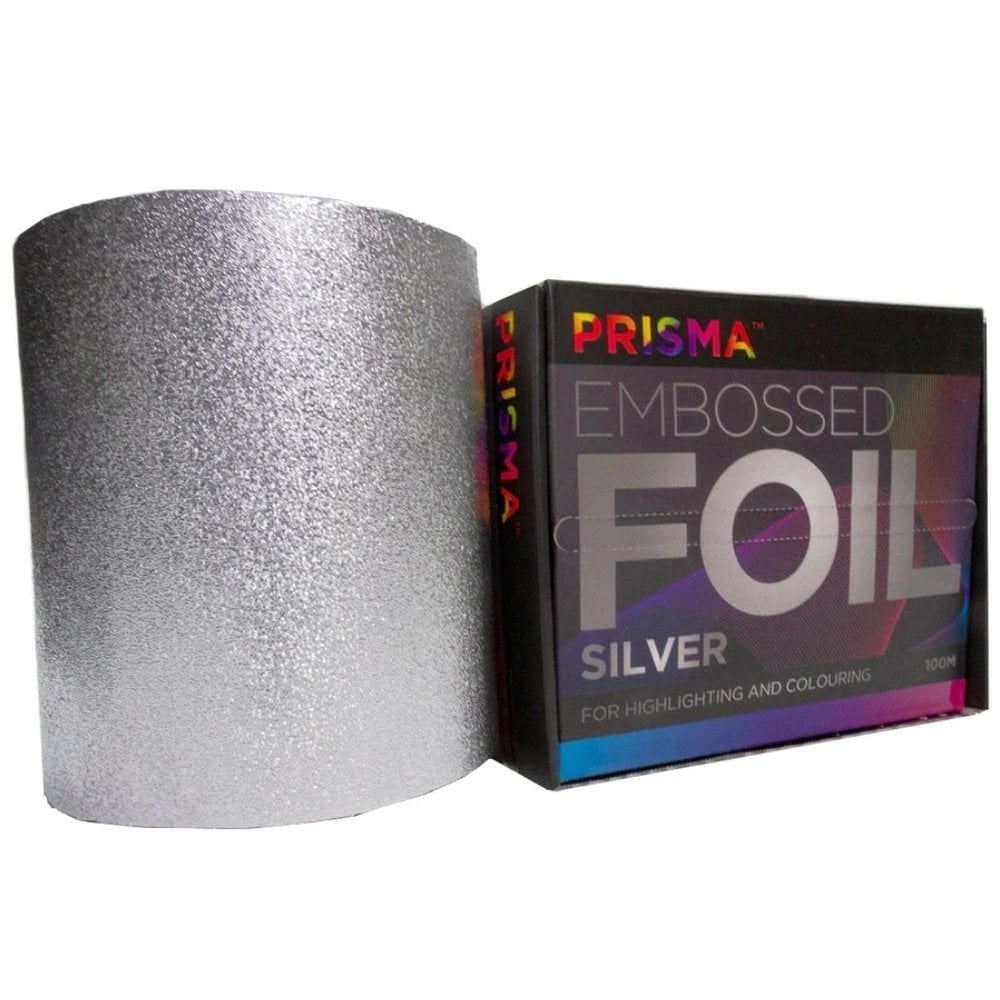 Prisma Embossed Foil Silver 150mm x 100mtr – Justmylook