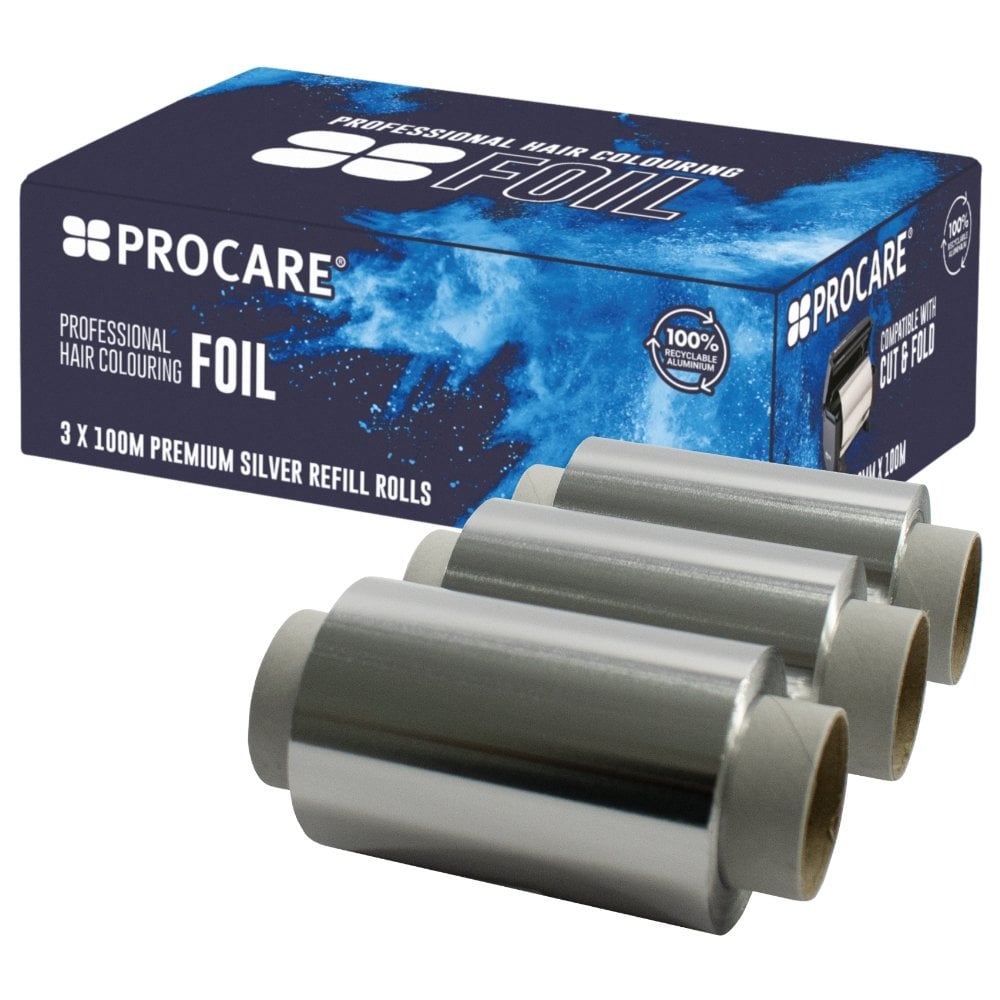 Procare Premium Silver Hair Foil 100mm x 100mtr Case of 3 – Justmylook