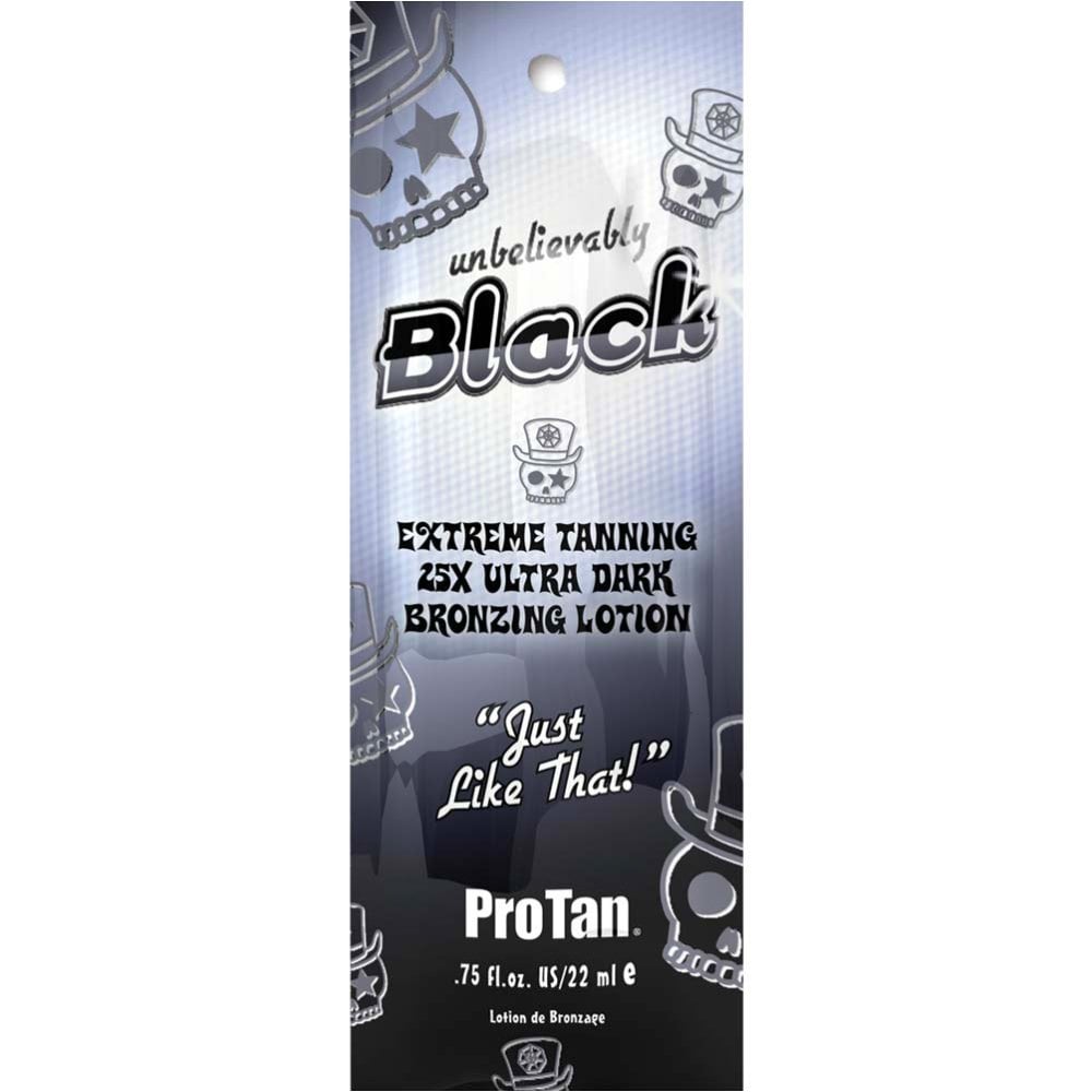 ProTan Unbelievably Black Bronzing Tanning Accelerator Sachet 22ml ...