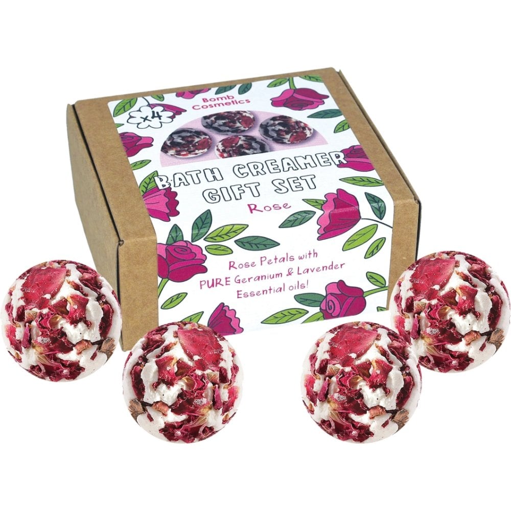 Bomb Cosmetics Raw Rose Bath Creamer Gift Set – Justmylook