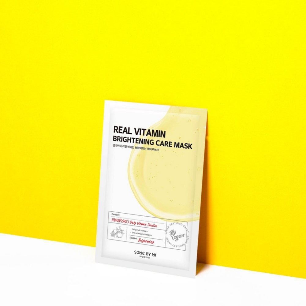 Some By Mi Real Vitamin Brightening Care Sheet Mask 20g – Justmylook
