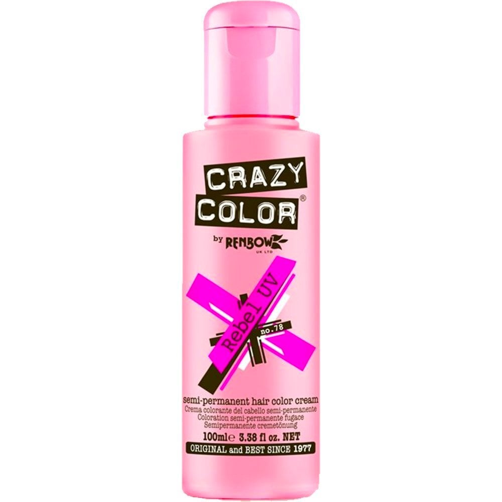 Crazy Colour Rebel UV Hair Dye 100ml – Justmylook