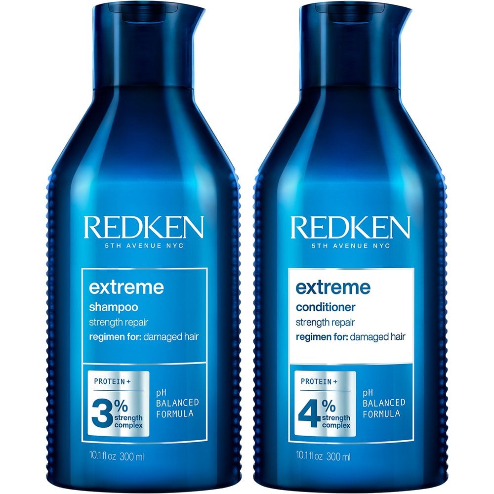 Redken Extreme Strength Repair Shampoo & Conditioner Twin 2 x 300ml ...