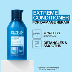 Redken Extreme Strength Repair Shampoo & Conditioner Twin 2 x 300ml ...