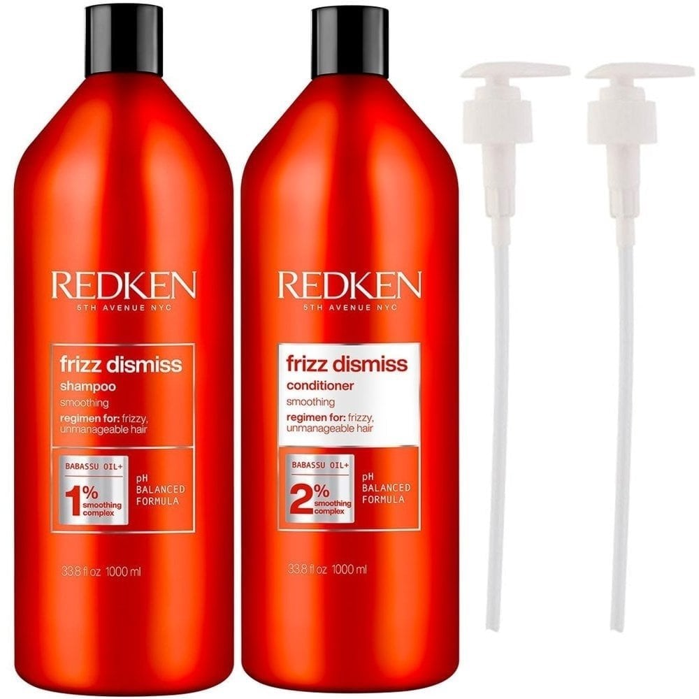 Redken Frizz Dismiss Shampoo & Conditioner Twin 2 x 1000ml – Justmylook