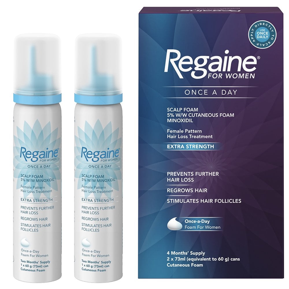 Regaine For Women 5% Scalp Foam 4 Months Supply – Justmylook