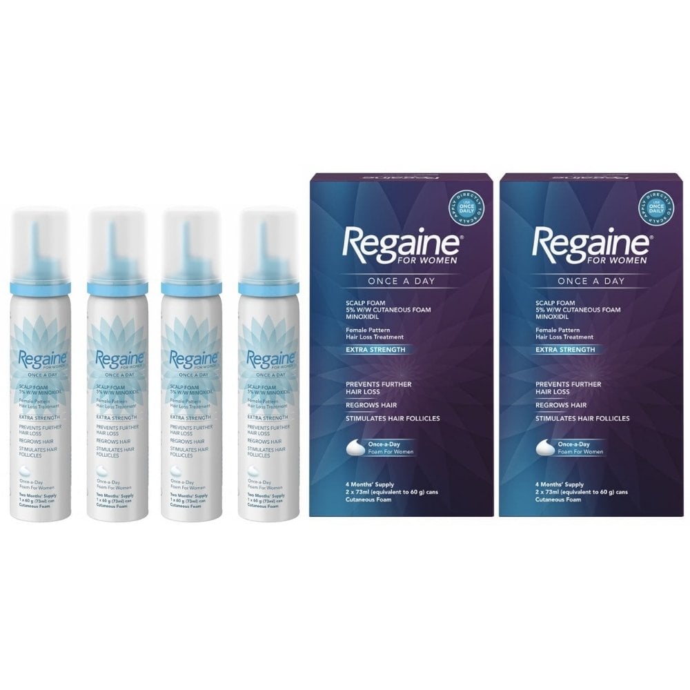 Regaine For Women 5% Scalp Foam 8 Month Supply Bundle – Justmylook