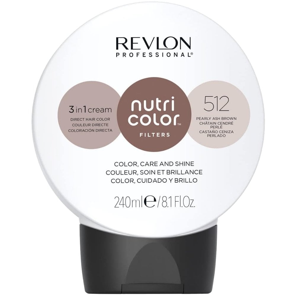 Revlon Professional Nutri Color Filters 512 Pearly Ash Brown 240ml ...
