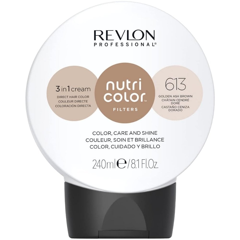 Revlon Professional Nutri Color Filters 613 Golden Ash Brown 240ml ...