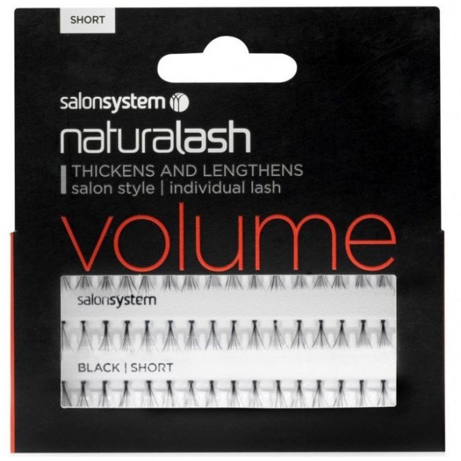 Salon System Individual Lashes Black Short – Justmylook