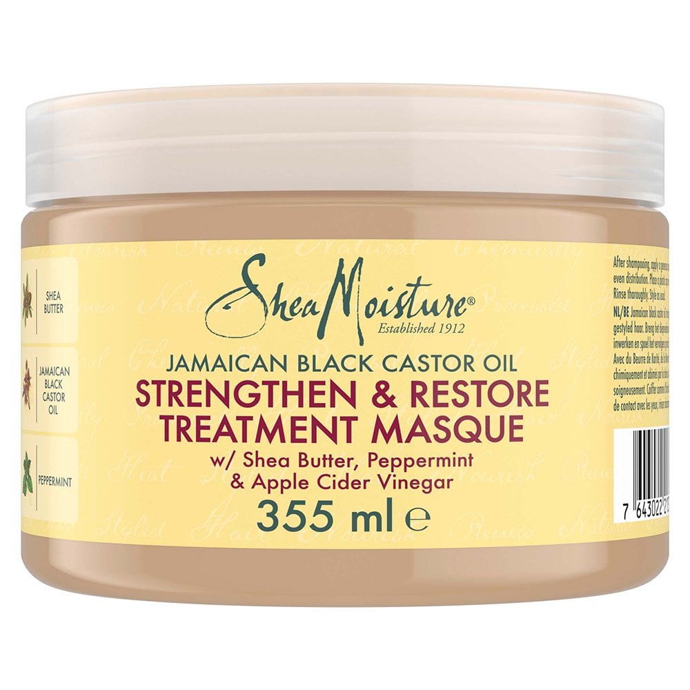 Shea Moisture Jamaican Black Castor Oil Strengthen & Restore Treatment ...