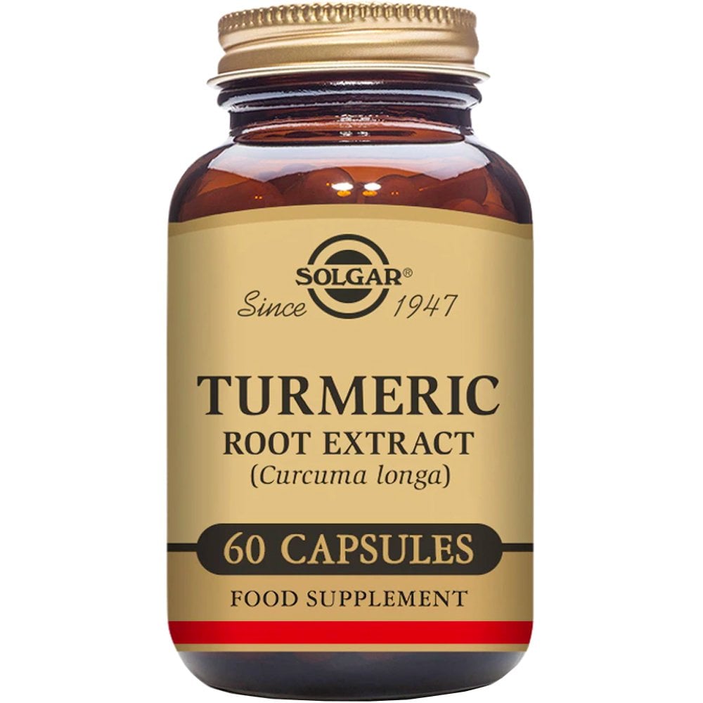 Solgar Standardized Turmeric Root Extract 60 Vegetable Capsules ...