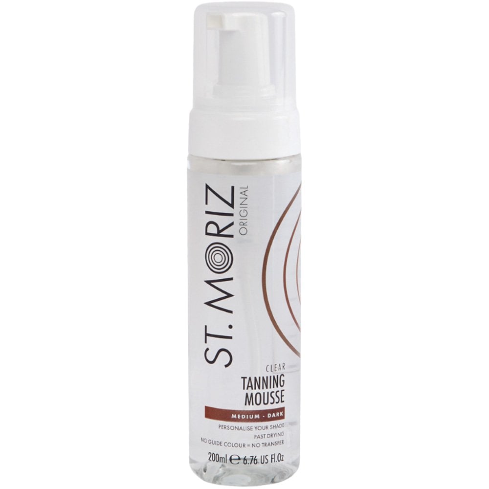 St. Moriz Clear Self-Tanning Mousse Medium 200ml – Justmylook