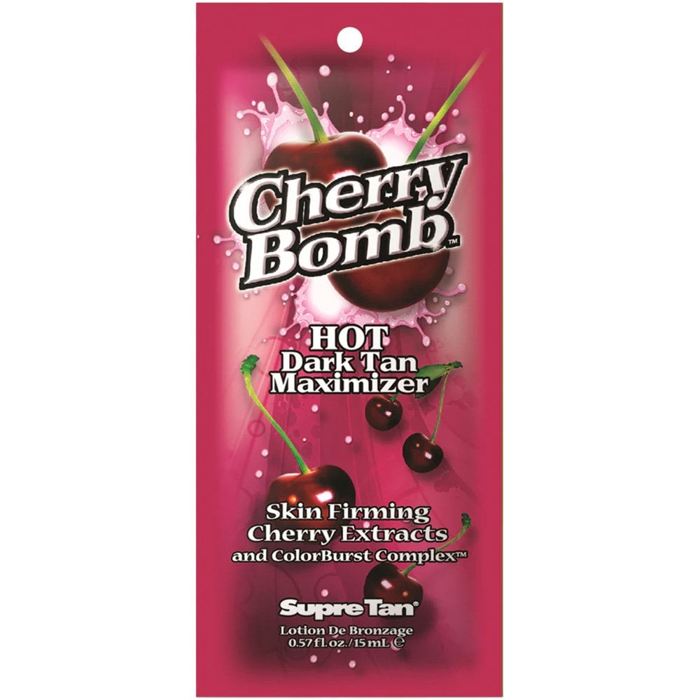 Supre Tan Cherry Bomb Tanning Accelerator Lotion Sachet 15ml – Justmylook