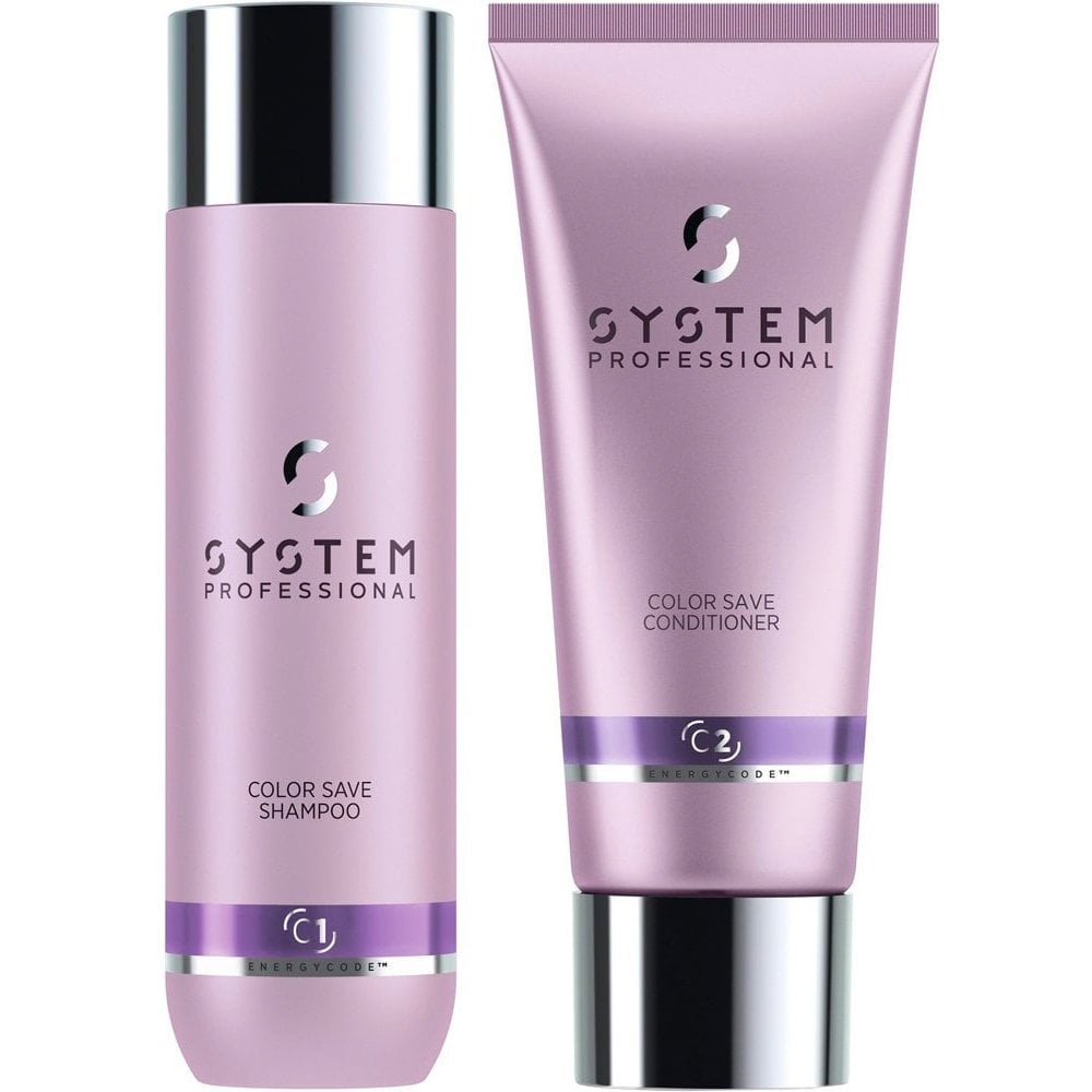 System Professional Colour Save Shampoo 250ml & Conditioner 200ml Twin ...