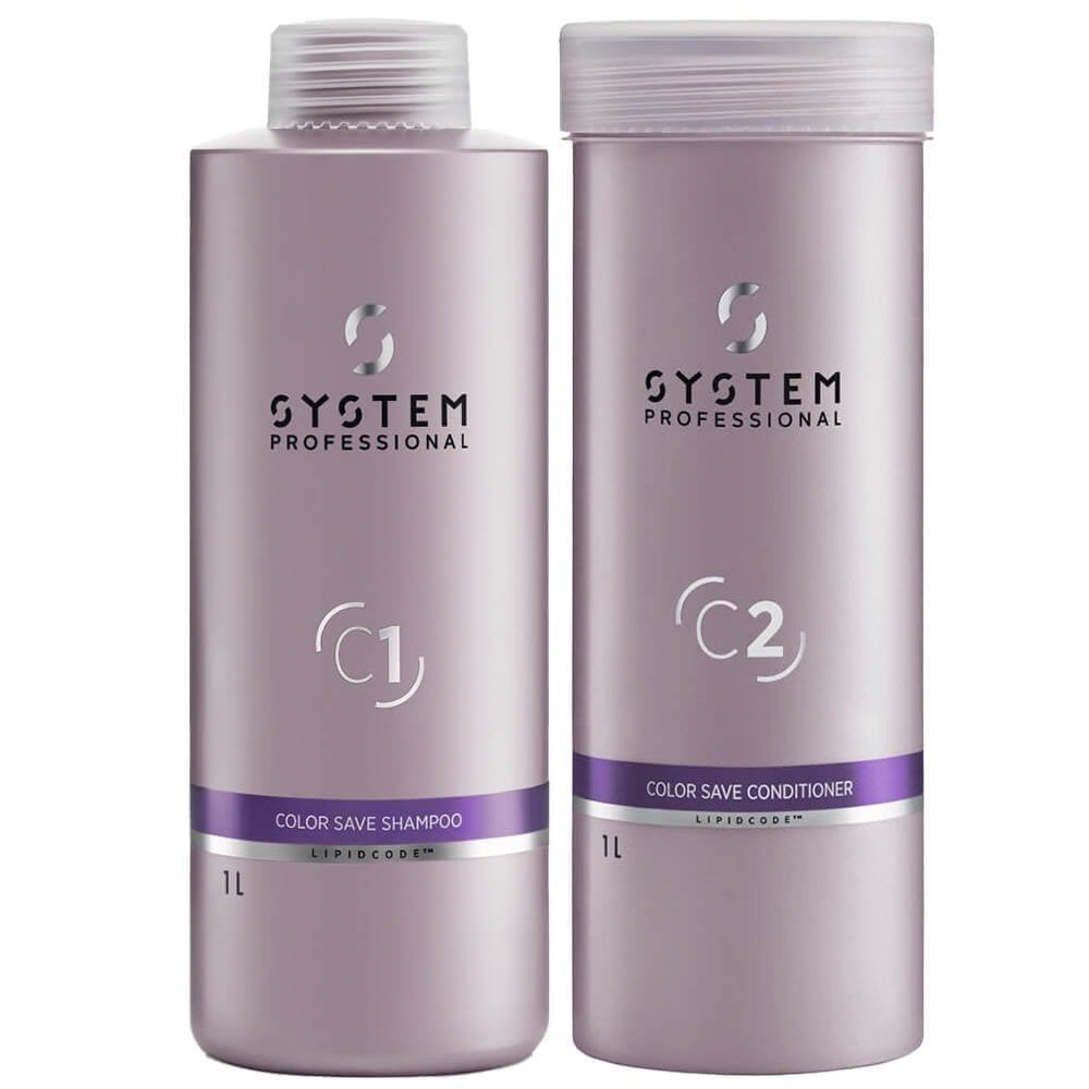 System Professional Colour Save Shampoo & Conditioner Twin 2 x 1000ml ...