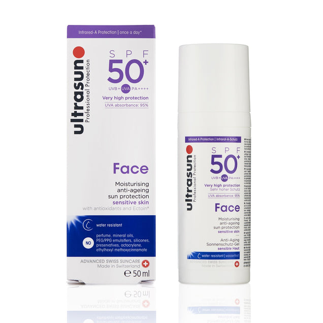 Ultrasun Face Moisturising Anti-Ageing Sun Protection PA++++ SPF50+ 50 ...