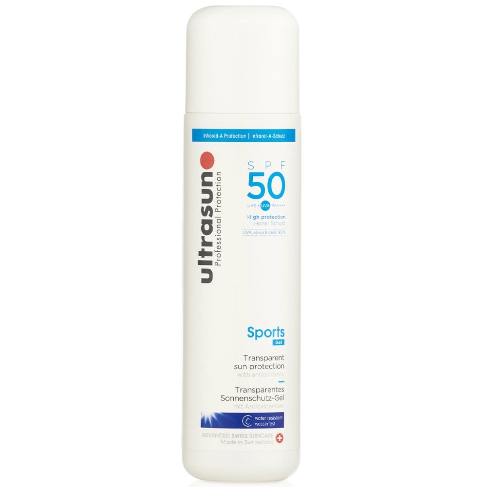 Ultrasun Sports Transparent Sun Protection Gel PA++++ SPF50 200ml ...