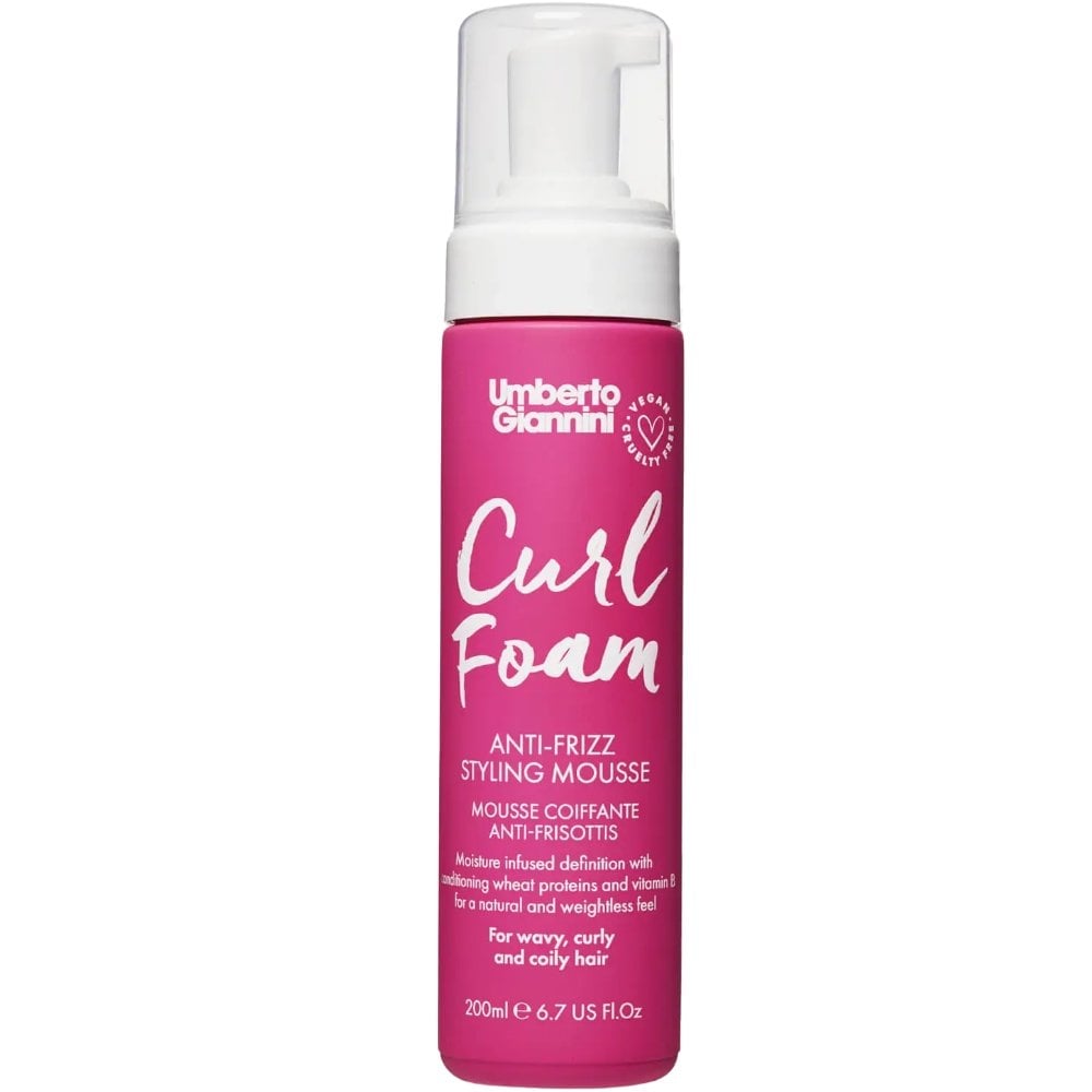 Umberto Giannini Curl Foam Anti-Frizz Styling Mousse 200ml – Justmylook