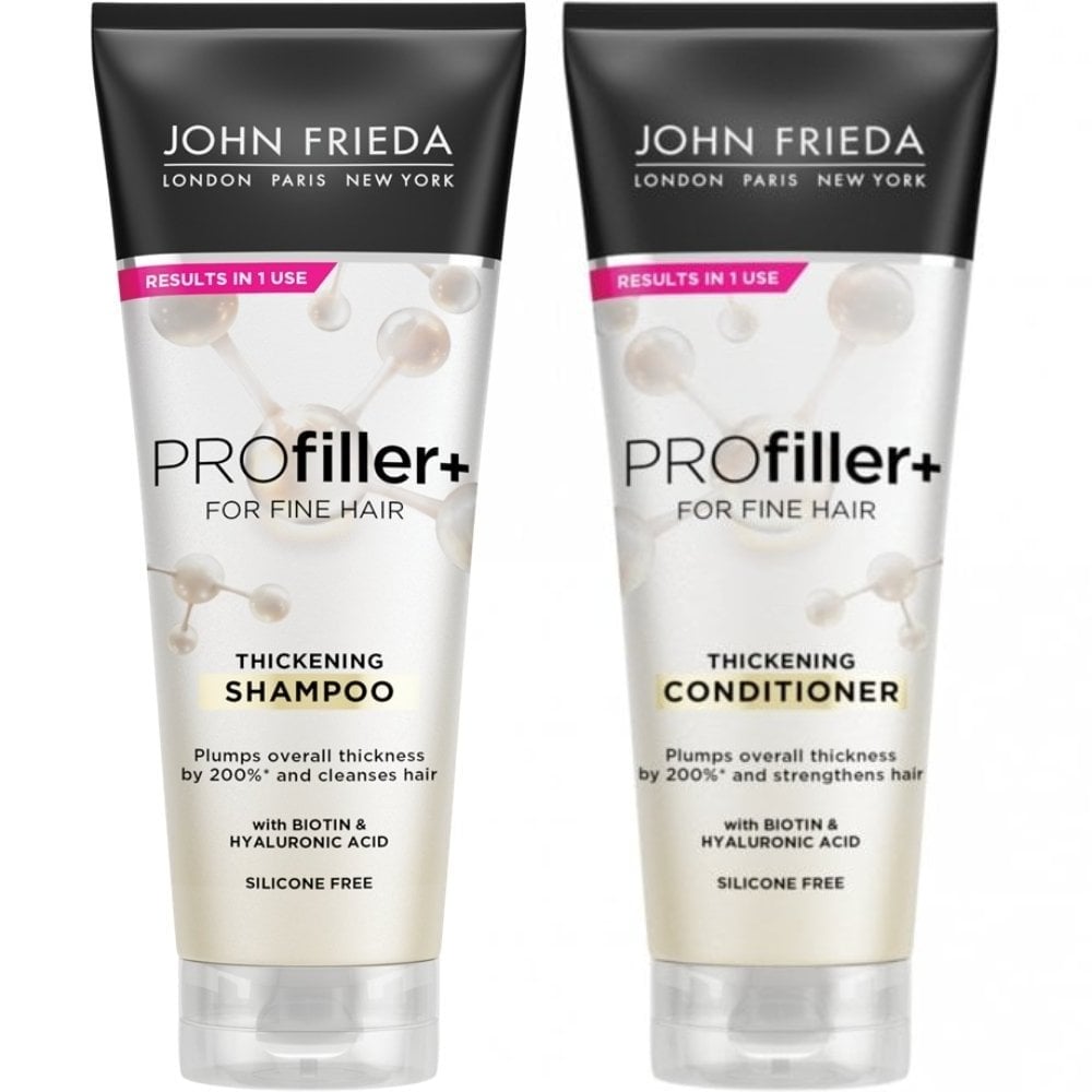 John Frieda Volume PROFiller+ Thickening Shampoo & Conditioner Twin 2 ...