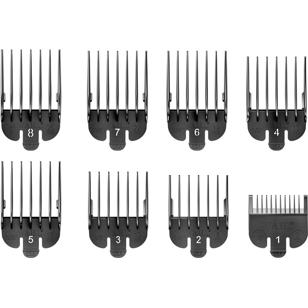 Wahl Professional Black Plastic Clipper Attachment Comb Set – Justmylook