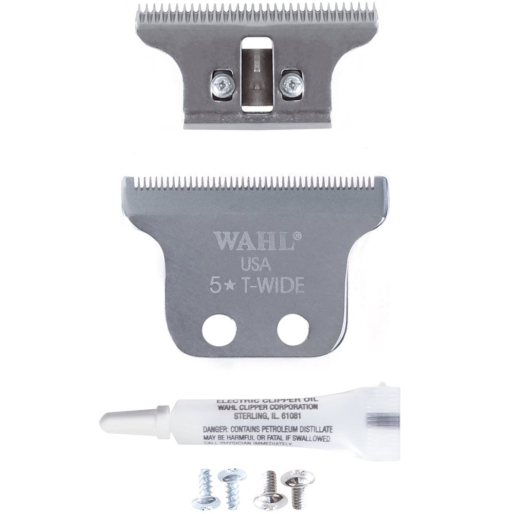 Wahl Professional Detailer Trimmer Replacement Extra Wide T-Blade ...