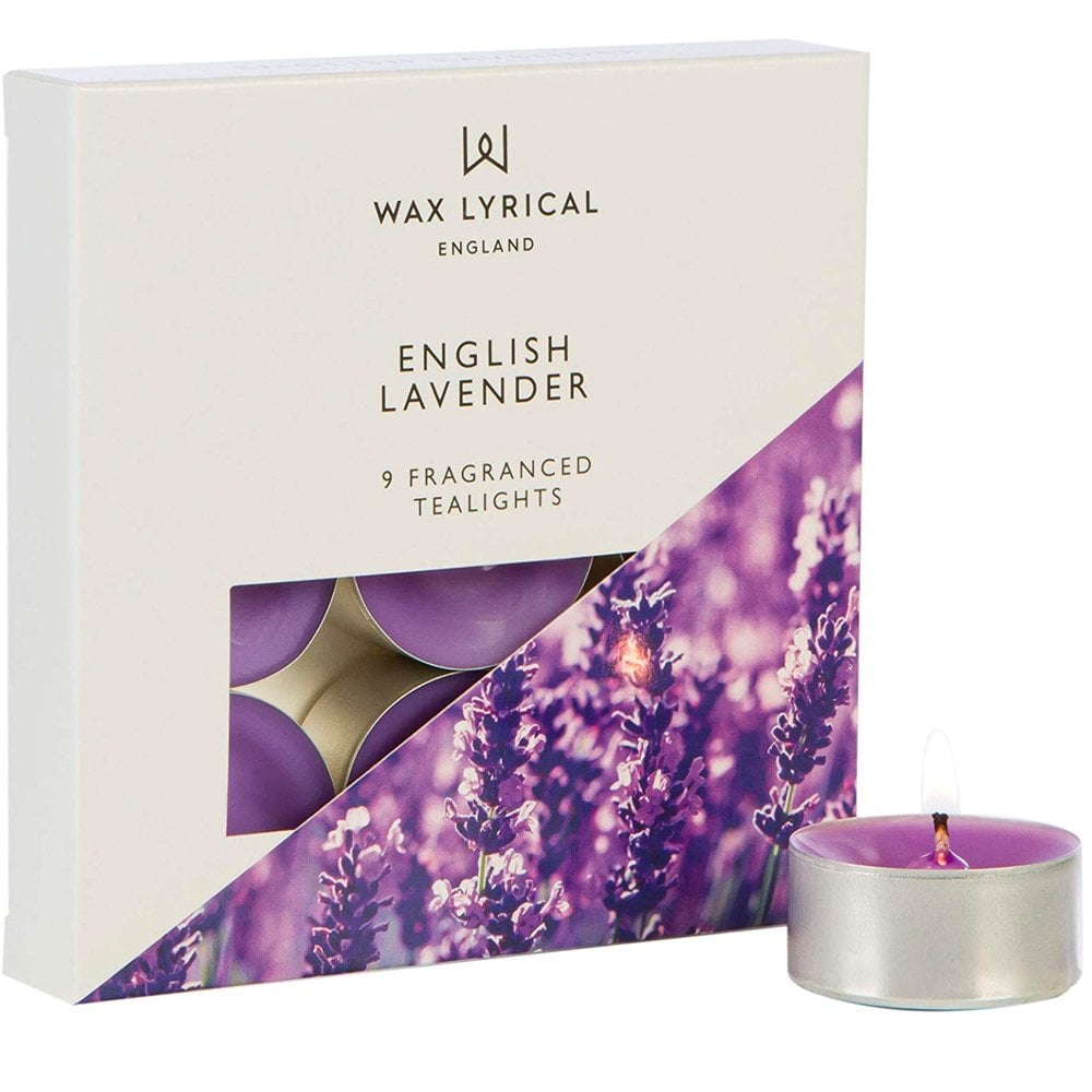 Wax Lyrical English Lavender Tea Lights Pack of 9 – Justmylook