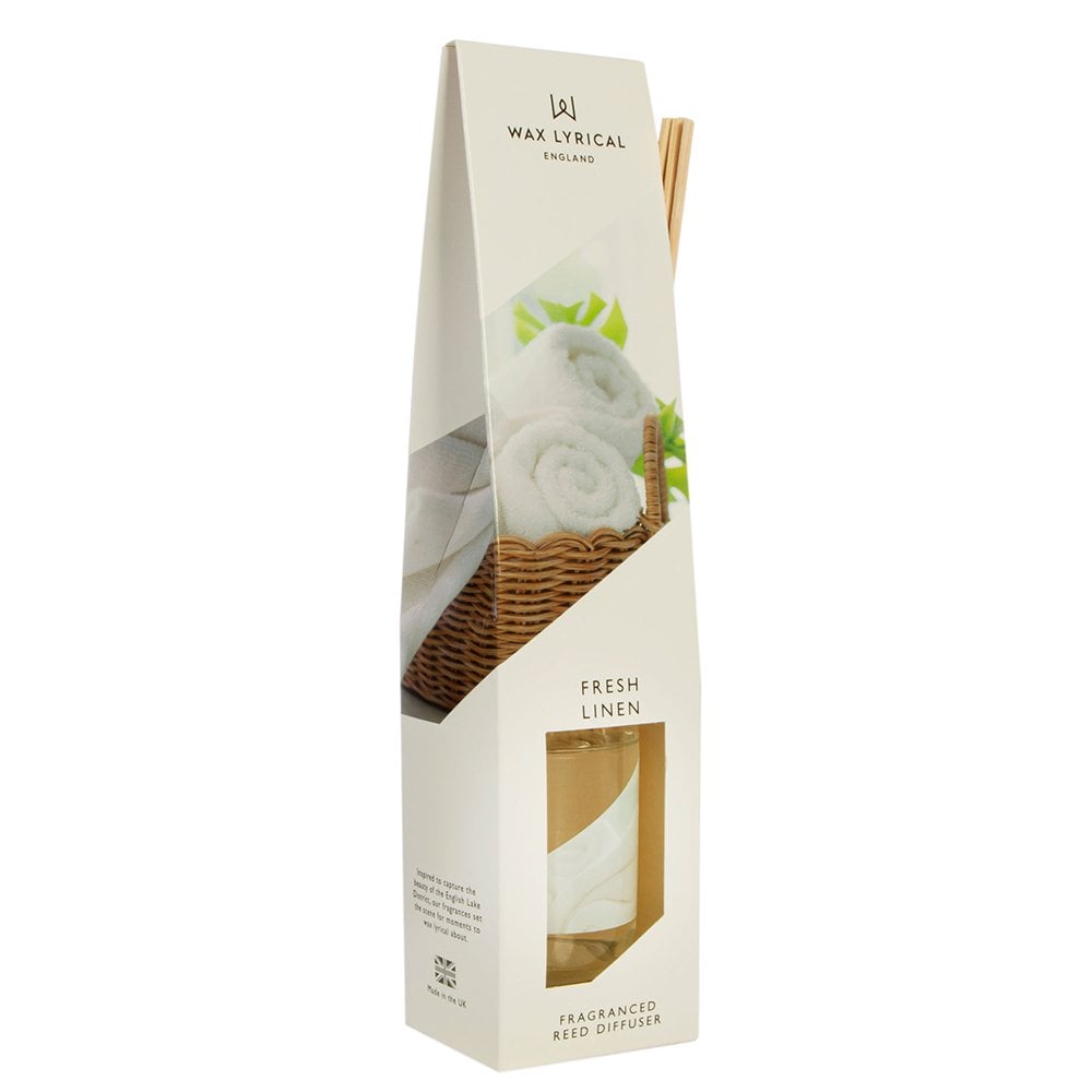 Wax Lyrical Fresh Linen Scented Reed Diffuser 100ml – Justmylook