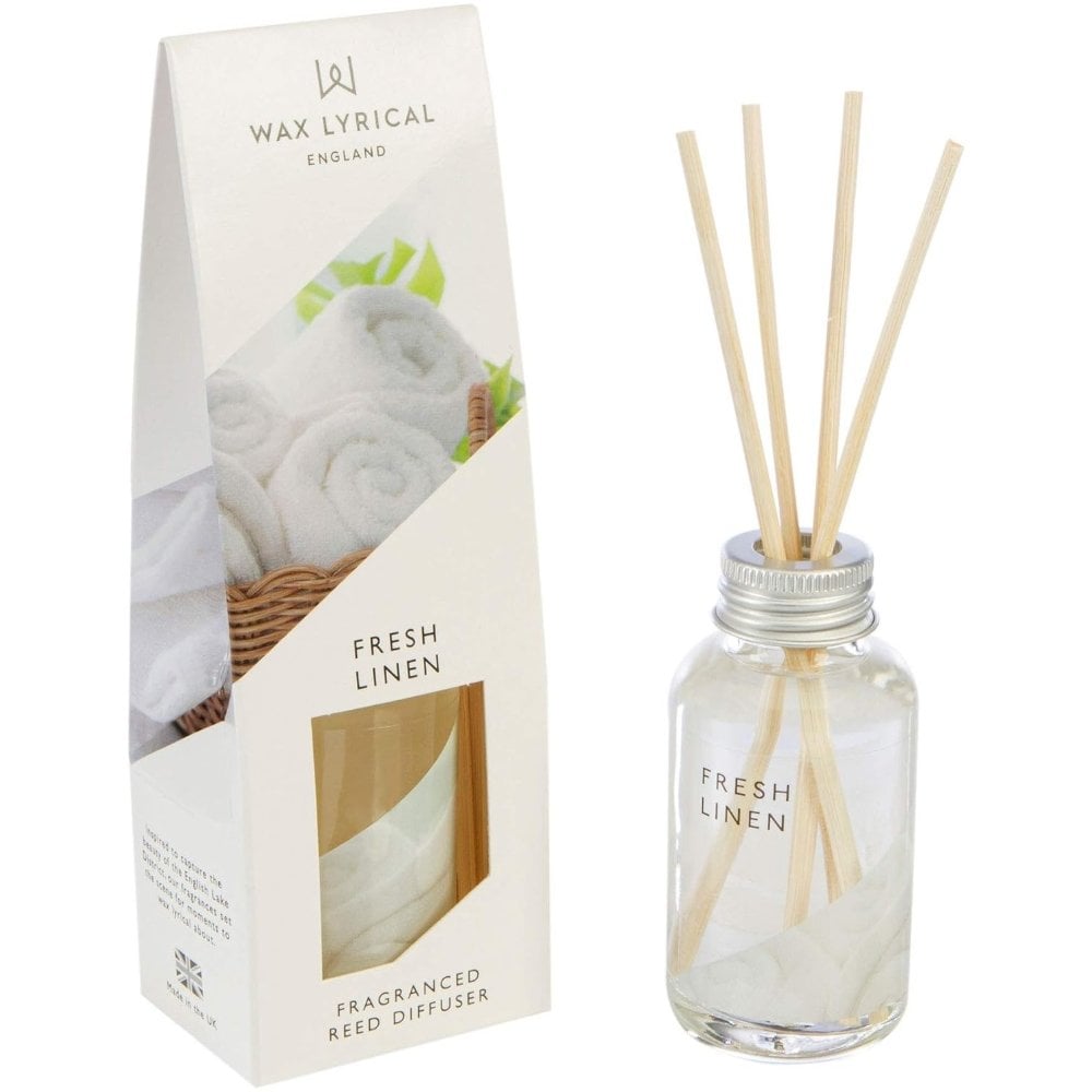 Wax Lyrical Fresh Linen Scented Reed Diffuser 40ml – Justmylook