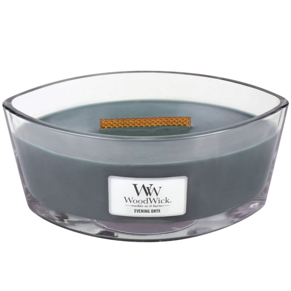 WoodWick Evening Onyx Ellipse Jar Candle – Justmylook