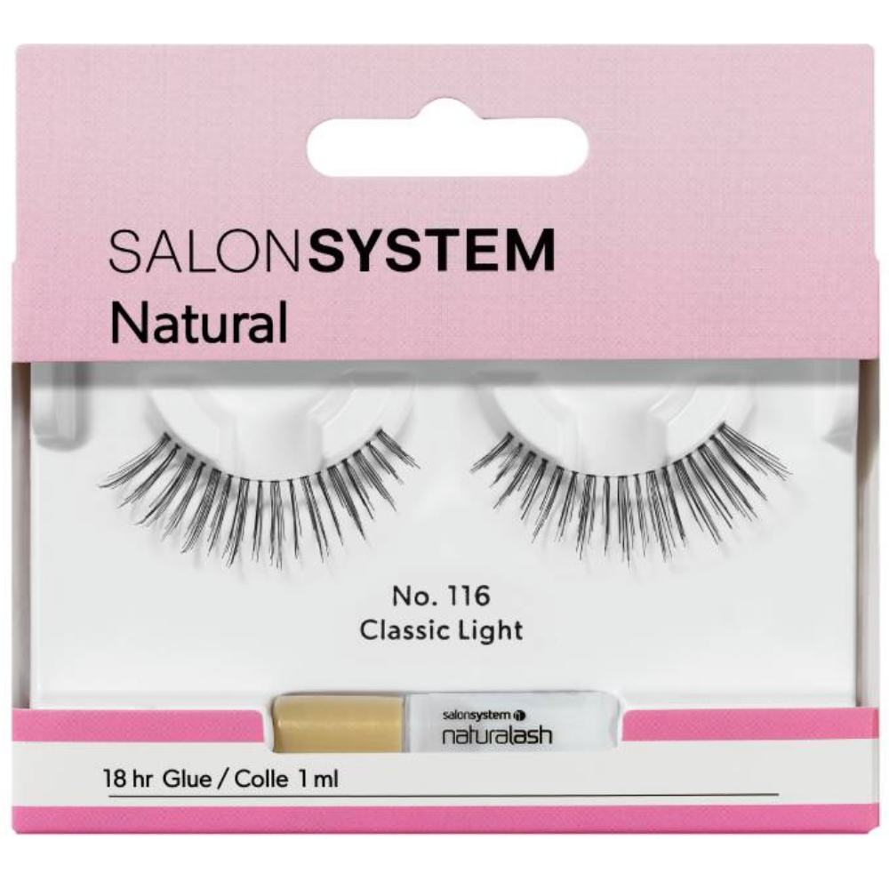Salon System Naturalash Strip Lashes Black 116 – Justmylook