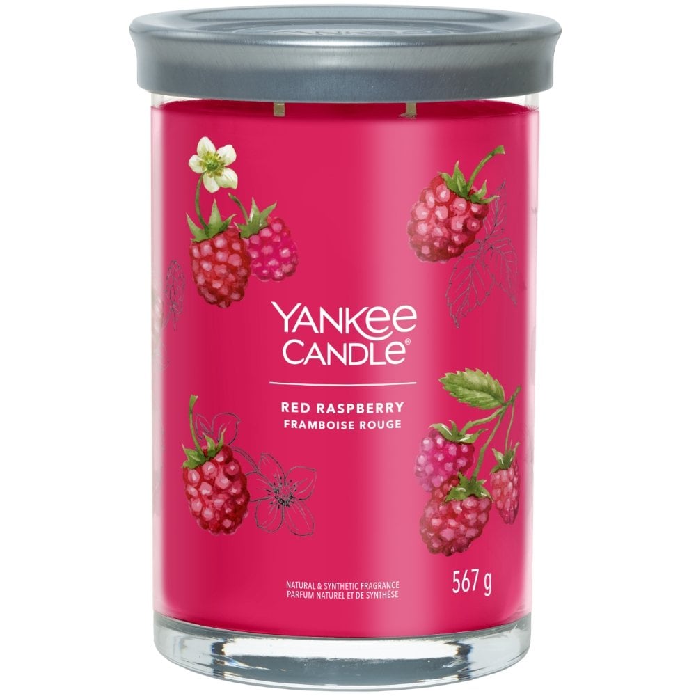 Yankee Candle Red Raspberry Large Signature Tumbler Jar Candle – Justmylook