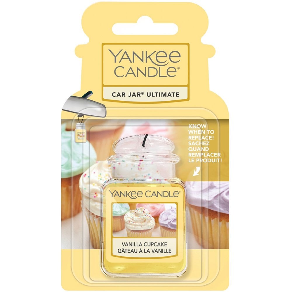 Yankee Candle Vanilla Cupcake Ultimate Car Jar Air Freshener – Justmylook